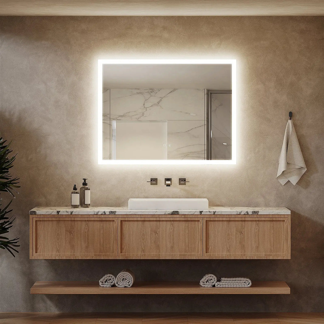 Rectangular LED Bathroom Mirrors